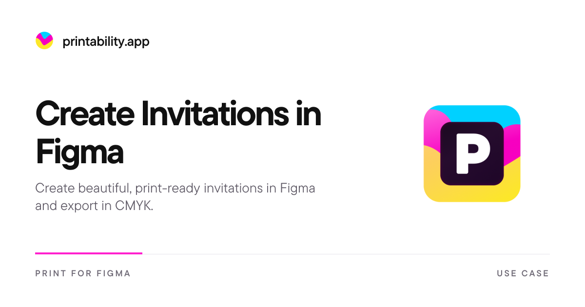 Create Invitations in Figma | Print for Figma